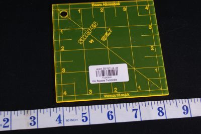 ECT store: 4 1/2 inch SQUARE RULER, Cutters, Rulers, & Mats, 40SQRULE